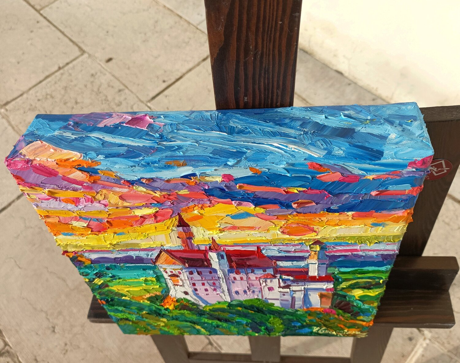 Neuschwanstein Castle by Vanya Georgieva (2023) : Painting Oil on ...