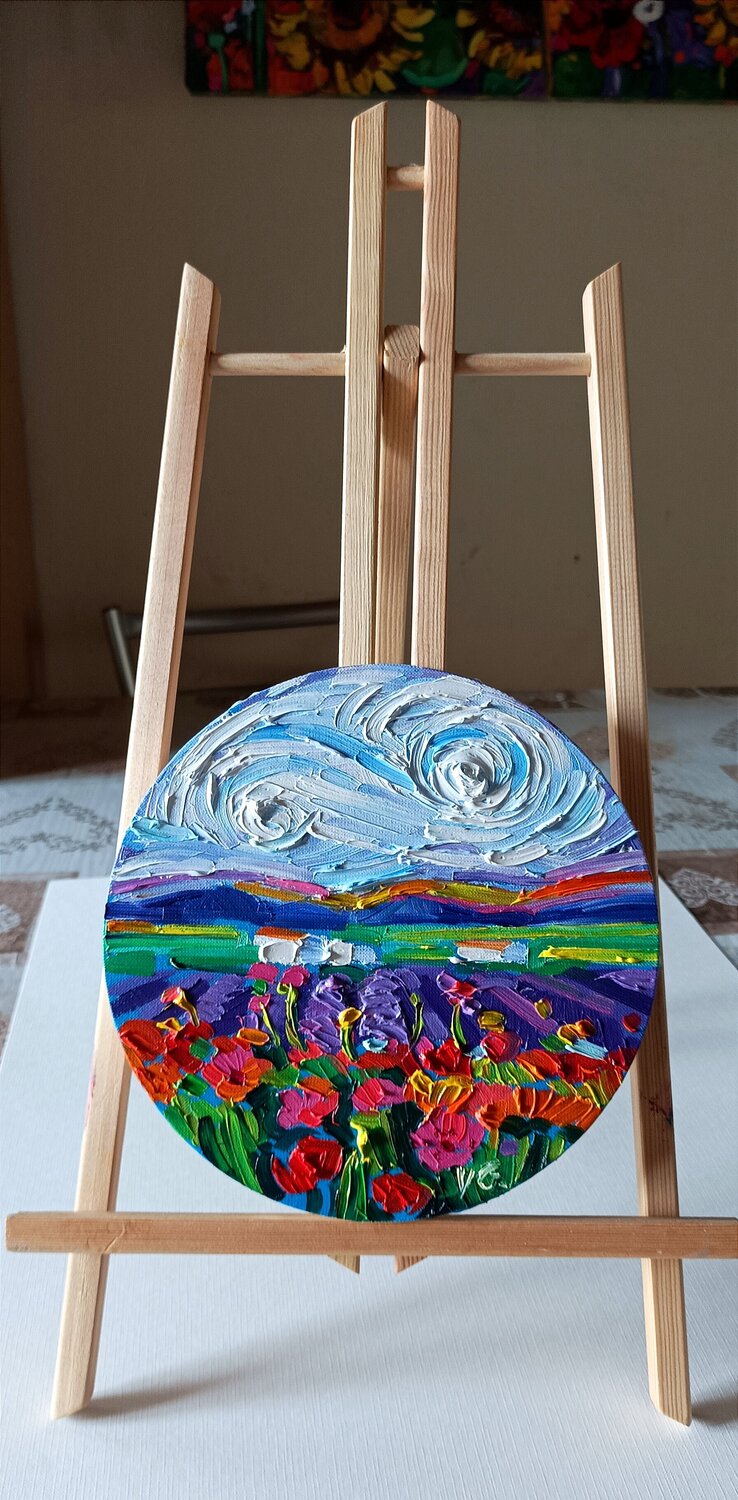 Little Gogh by Vanya Georgieva (2022) : Painting Oil on Canvas - Singulart