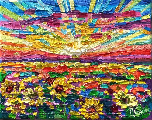 Lavender joy by Vanya Georgieva (2023) : Painting Oil on Canvas - SINGULART