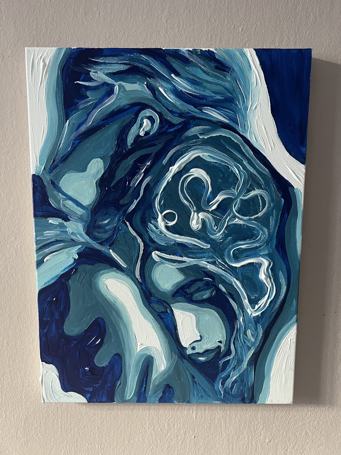 The embrace by Elisa Bonotti (2023) : Painting Acrylic, Pastel on ...