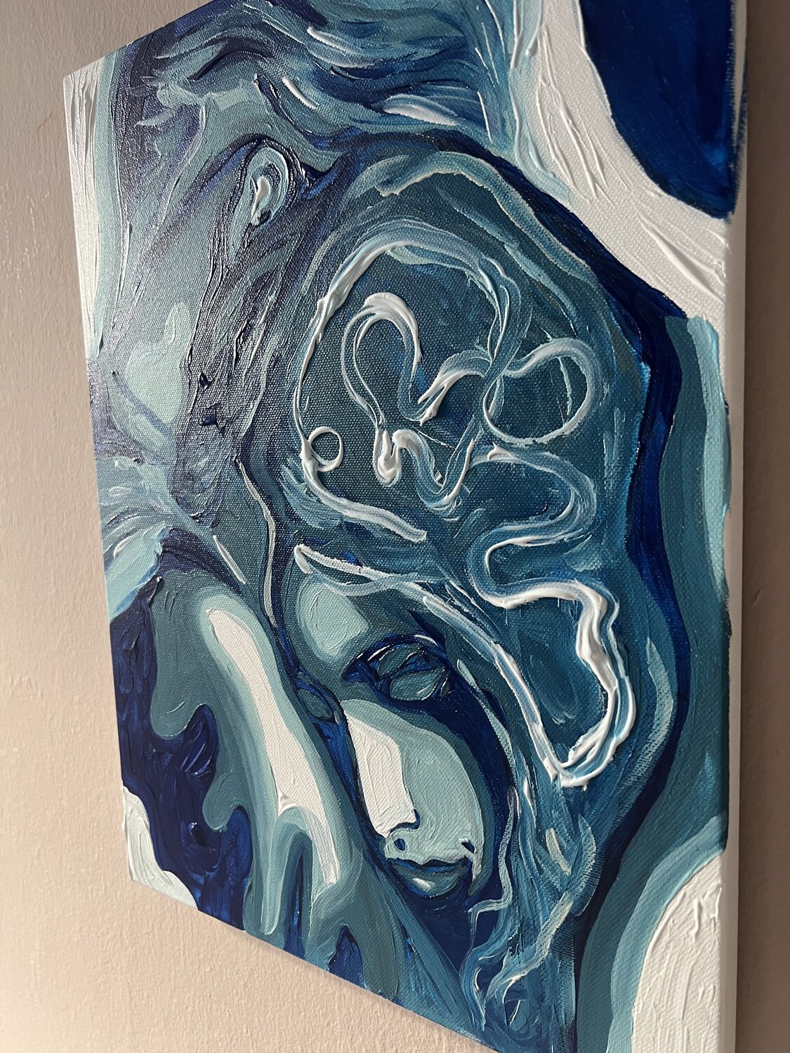 The embrace by Elisa Bonotti (2023) : Painting Acrylic, Pastel on ...