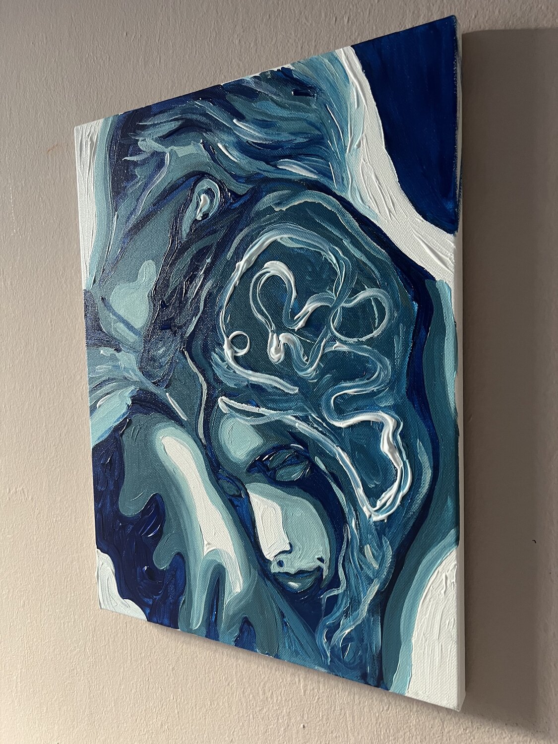 The embrace by Elisa Bonotti (2023) : Painting Acrylic, Pastel on ...