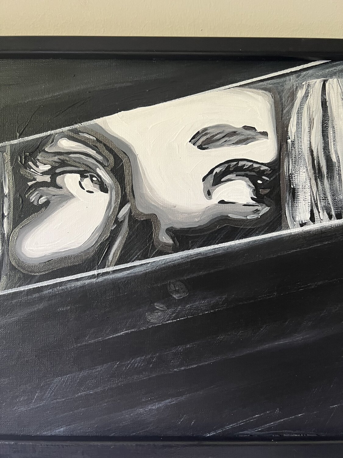 The black eyes by Elisa Bonotti (2023) : Painting Acrylic, Ink on ...