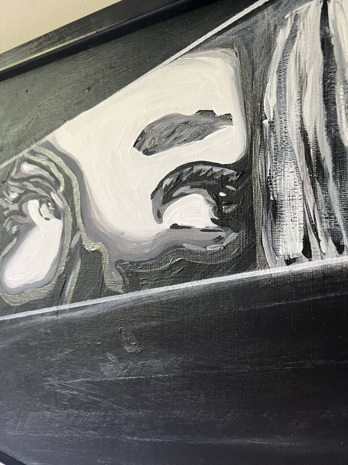 The black eyes by Elisa Bonotti (2023) : Painting Acrylic, Ink on ...