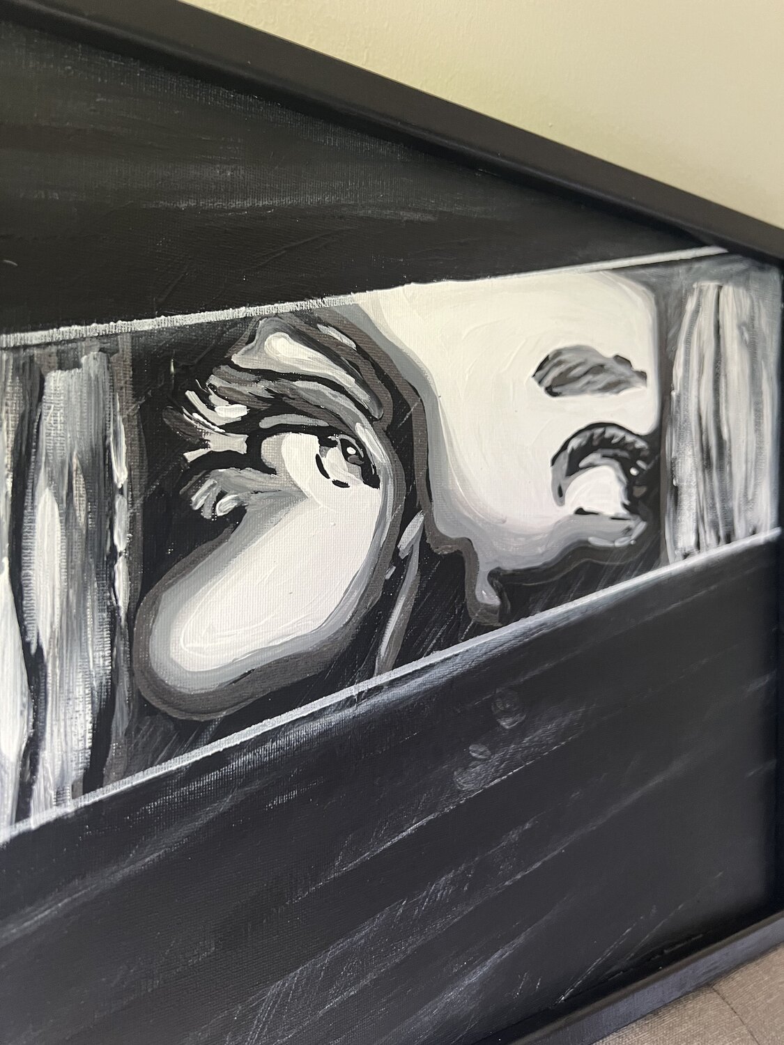 The black eyes by Elisa Bonotti (2023) : Painting Acrylic, Ink on ...