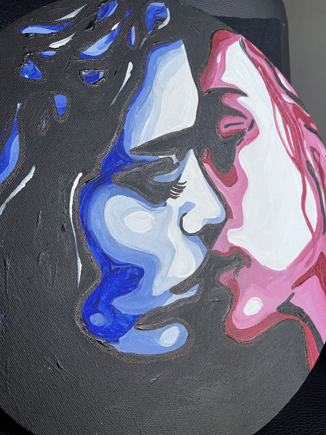 Emotional connection von Elisa Bonotti (2023): Malerei Acryl, Tinte auf ...