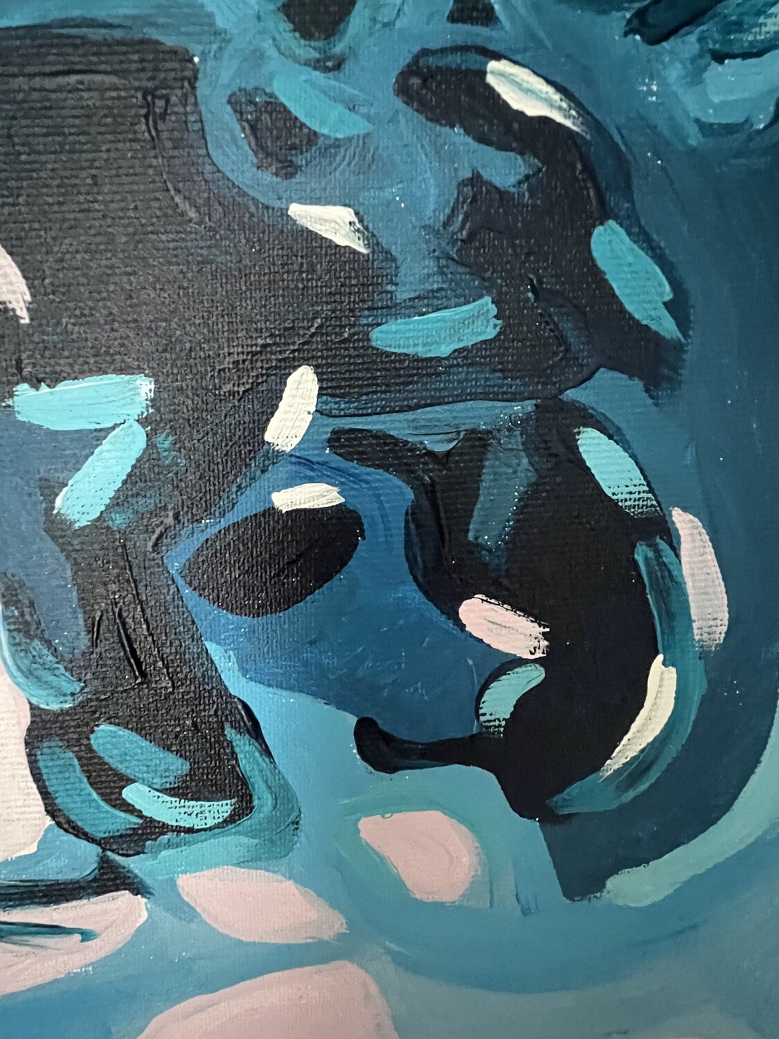 The dreamer von Elisa Bonotti (2023): Malerei Acryl, Pastell auf ...