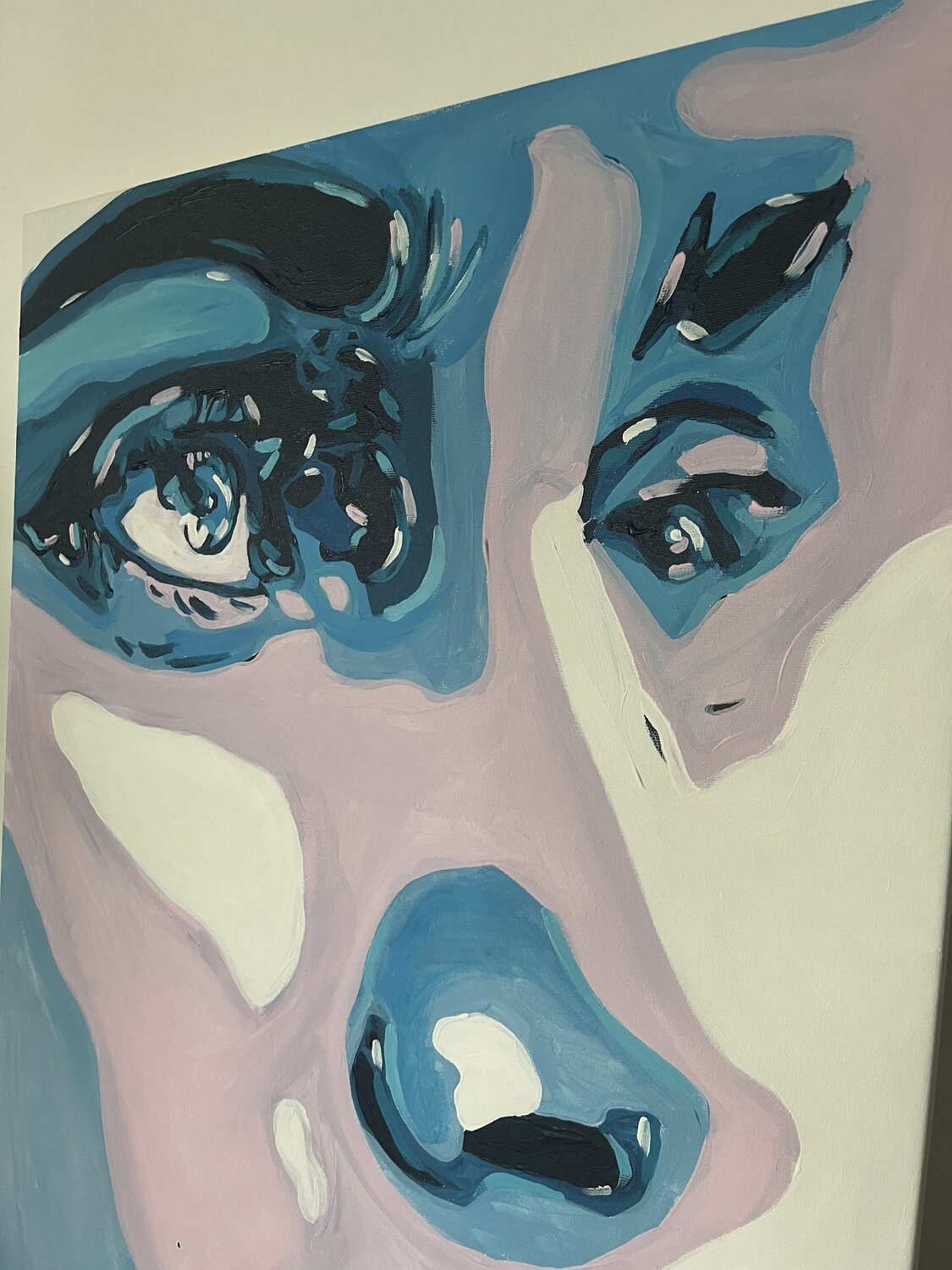 The dreamer von Elisa Bonotti (2023): Malerei Acryl, Pastell auf ...