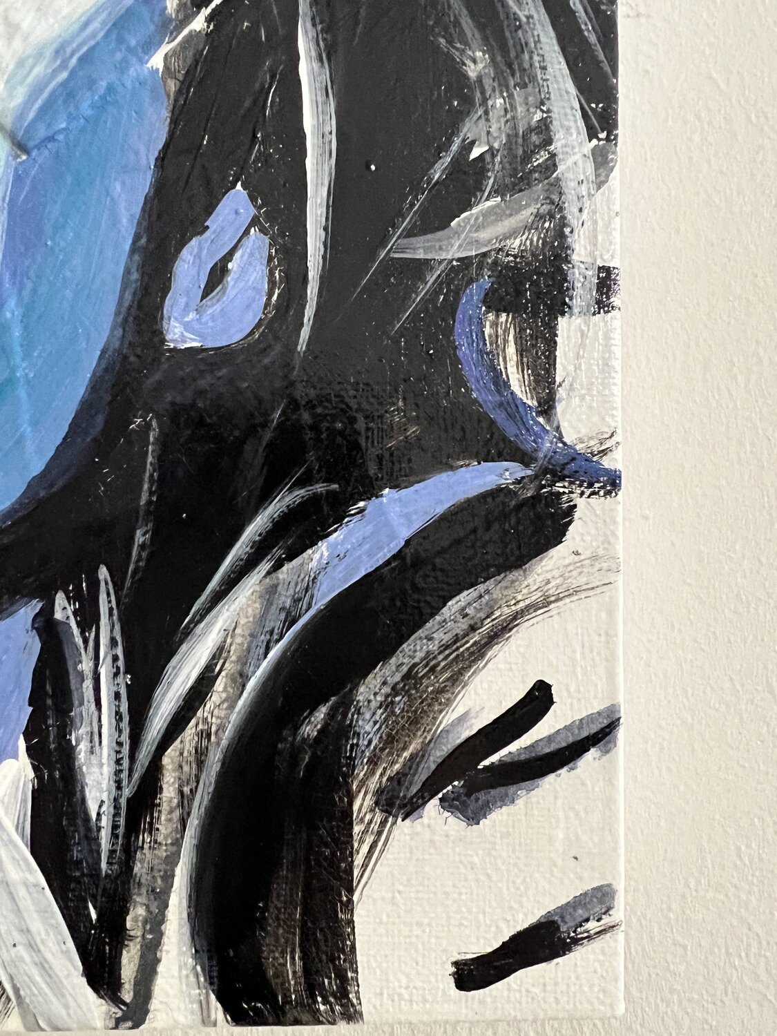 The veil #4 de Elisa Bonotti (2023) : Peinture Acrylique, Encre sur ...