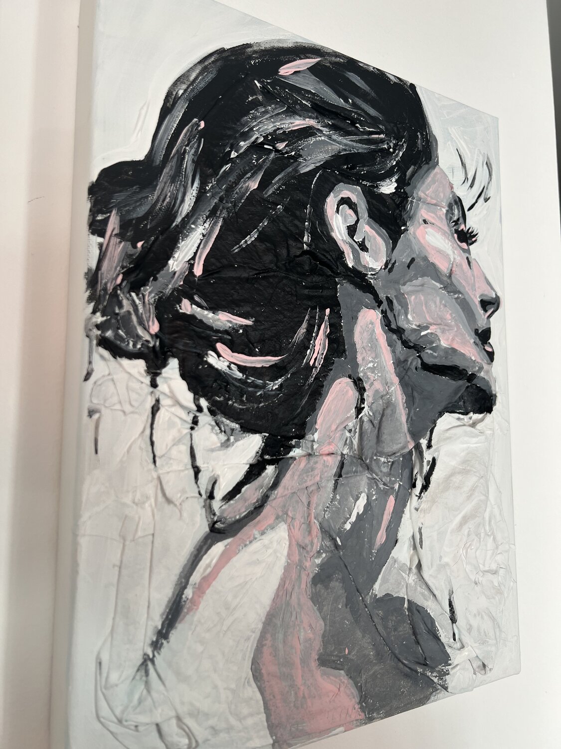 The veil #7 - the dancer von Elisa Bonotti (2023): Malerei Acryl ...