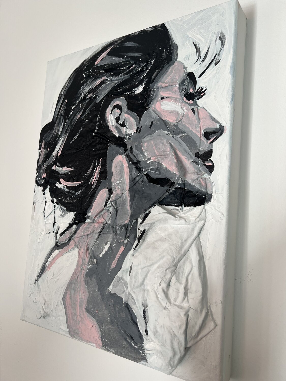 The veil #7 - the dancer von Elisa Bonotti (2023): Malerei Acryl ...