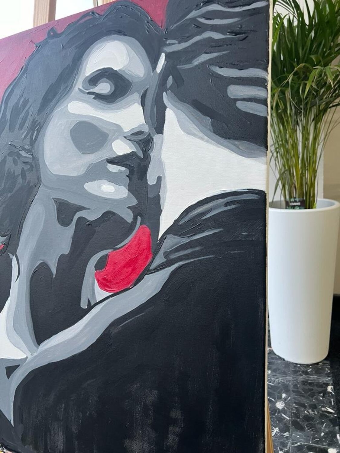 The last embrace by Elisa Bonotti (2024) : Painting Acrylic, Ink on ...