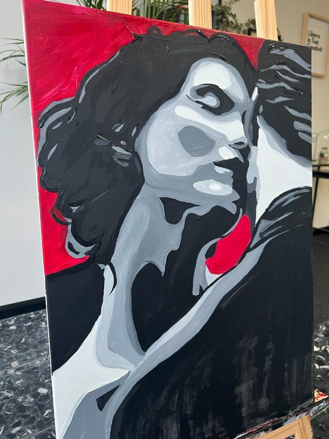 The last embrace by Elisa Bonotti (2024) : Painting Acrylic, Ink on ...