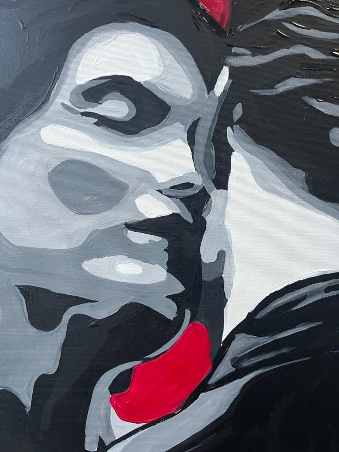 The last embrace by Elisa Bonotti (2024) : Painting Acrylic, Ink on ...