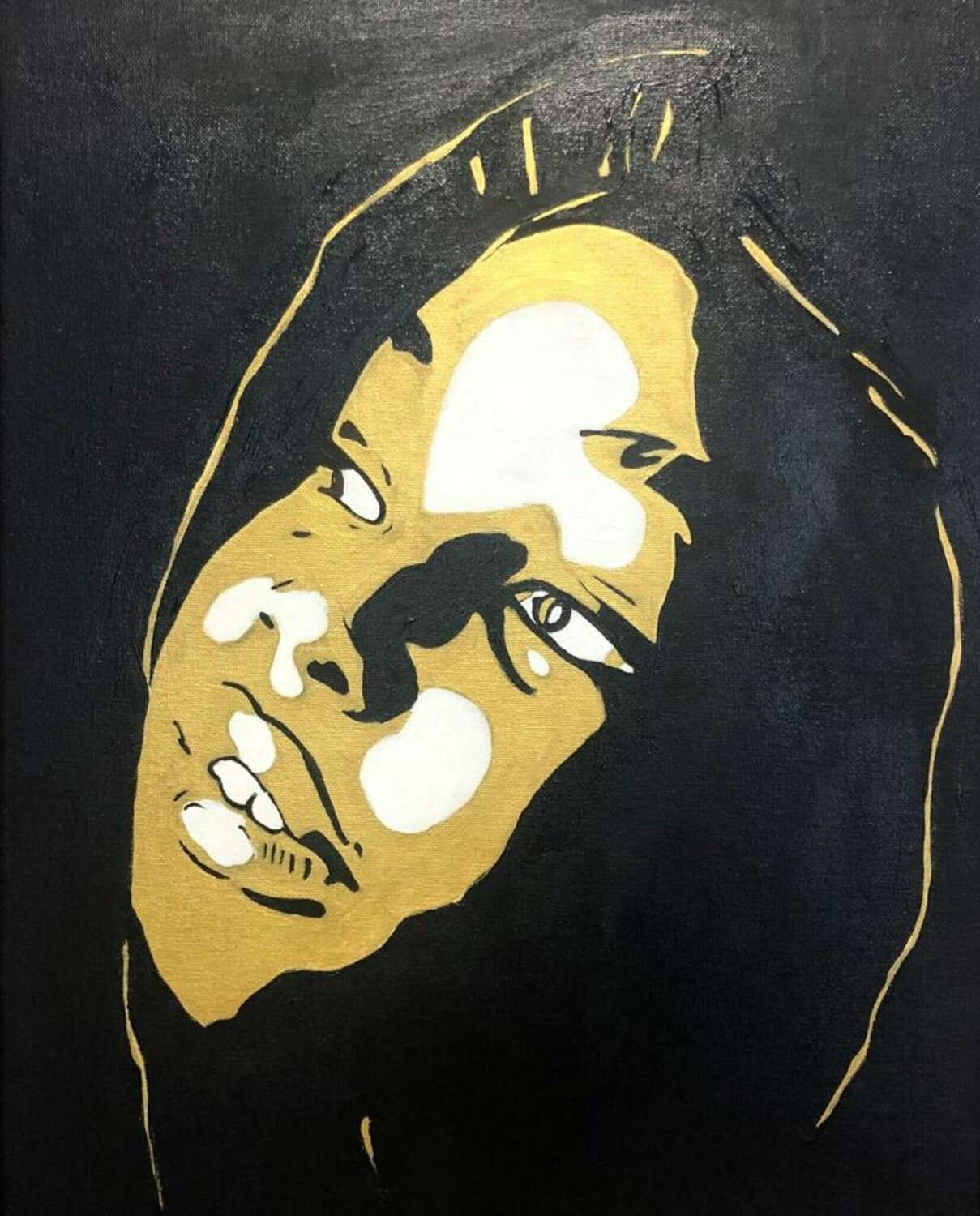 The golden Boy by Elisa Bonotti (2021) : Painting Acrylic, Ink on ...