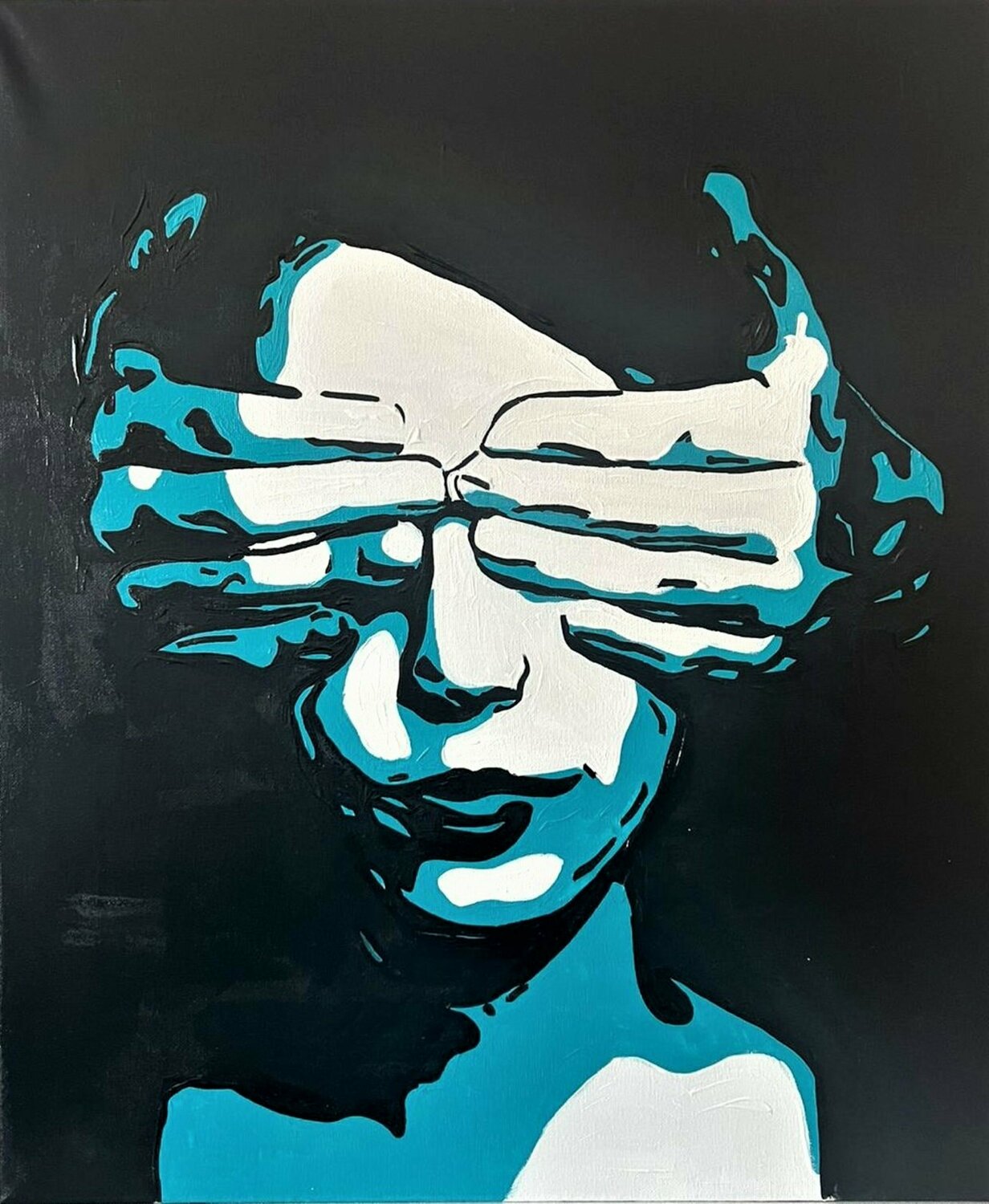 To see the unseen by Elisa Bonotti (2022) : Painting Acrylic, Spray ...