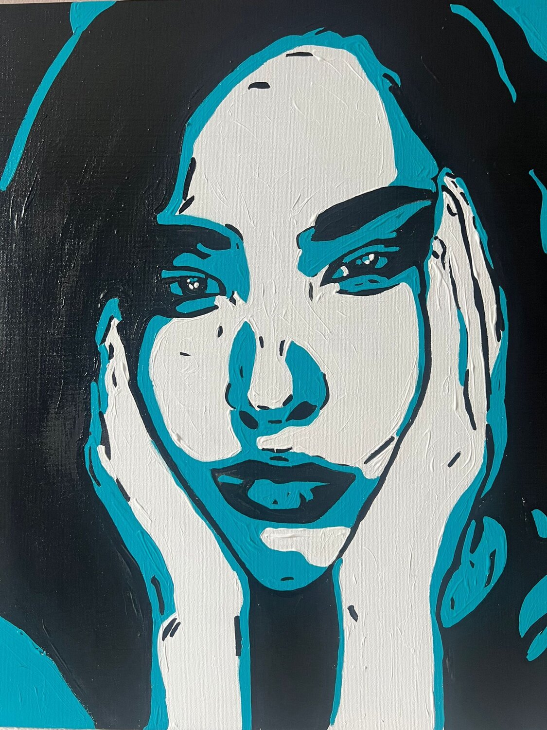 Stuck by Elisa Bonotti (2022) : Painting Acrylic, Ink on Canvas - Singulart