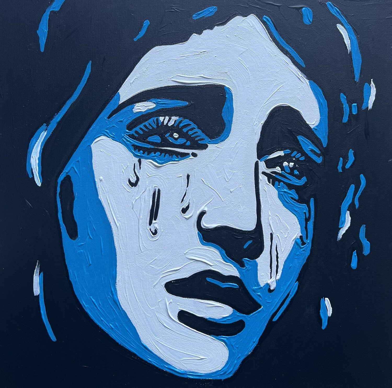 MARY DON’T CRY by Elisa Bonotti (2022) : Painting Acrylic, Ink on ...