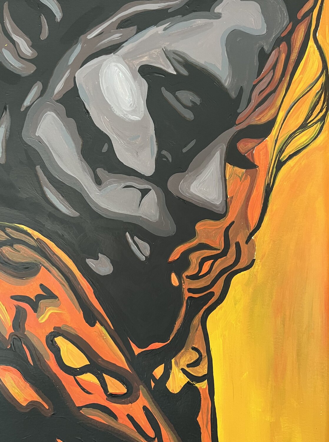 Emotional Scars by Elisa Bonotti (2023) : Painting Acrylic, Ink on ...