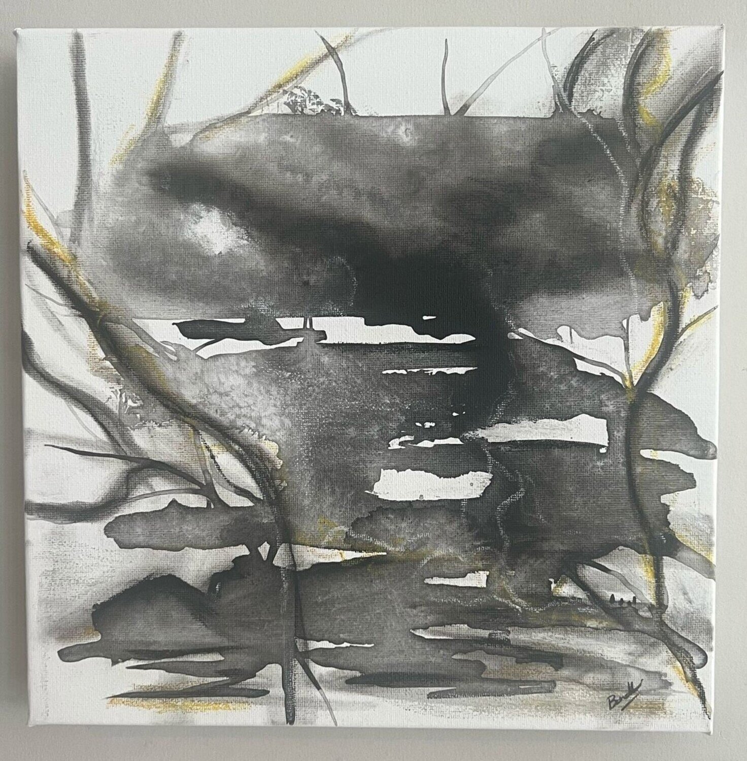 Silenzio riflesso de Elisa Bonotti (2025) : Peinture Fusain, Encre de ...