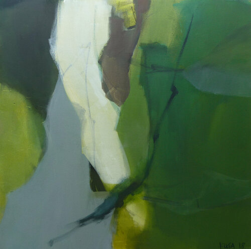 GreenLand 4 by Kerstin Grobler (2018) : Painting Gouache on Canvas ...