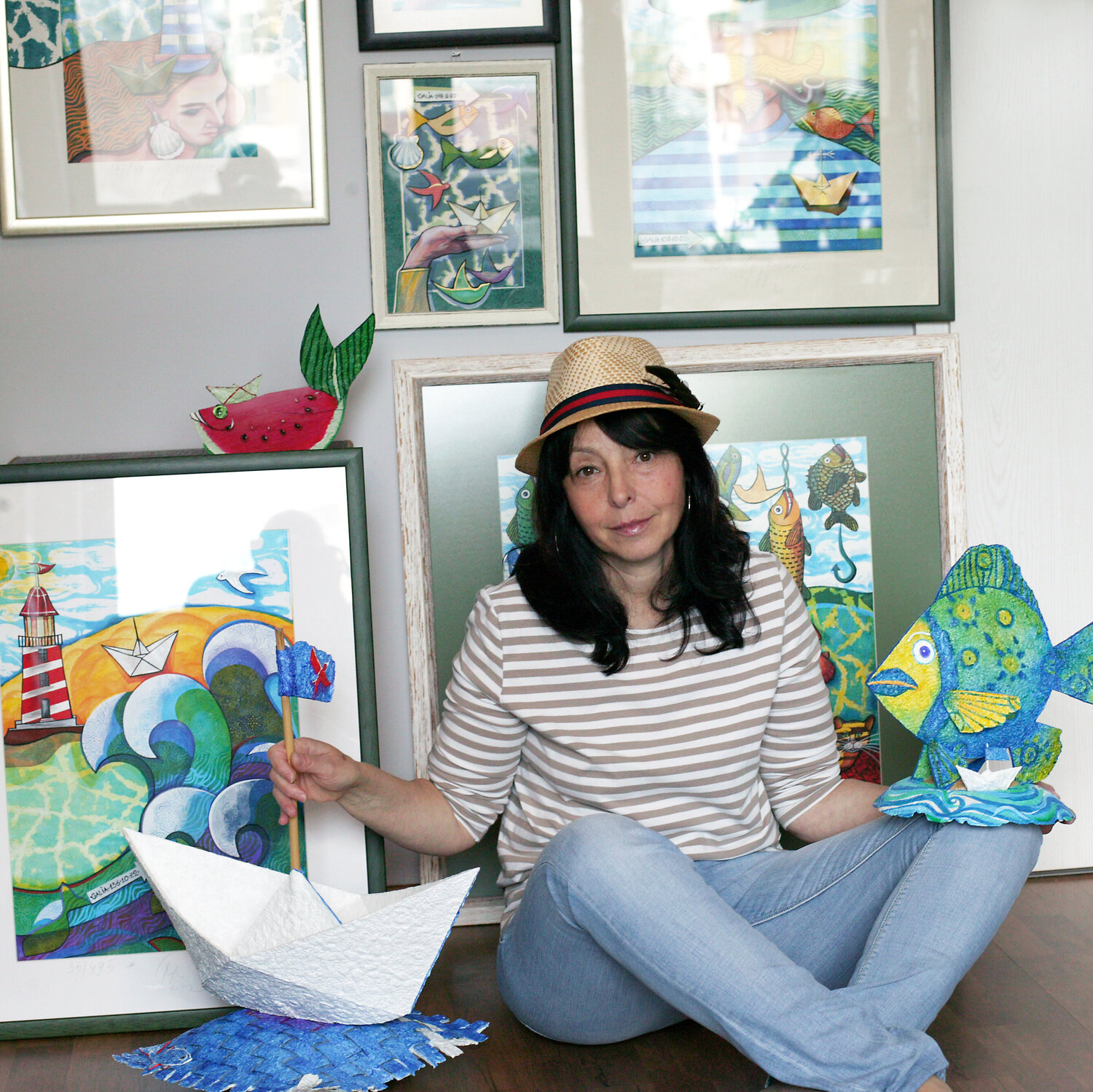 Color dreams by Galia Chuntova (2022) : Work on Paper Acrylic on Paper ...