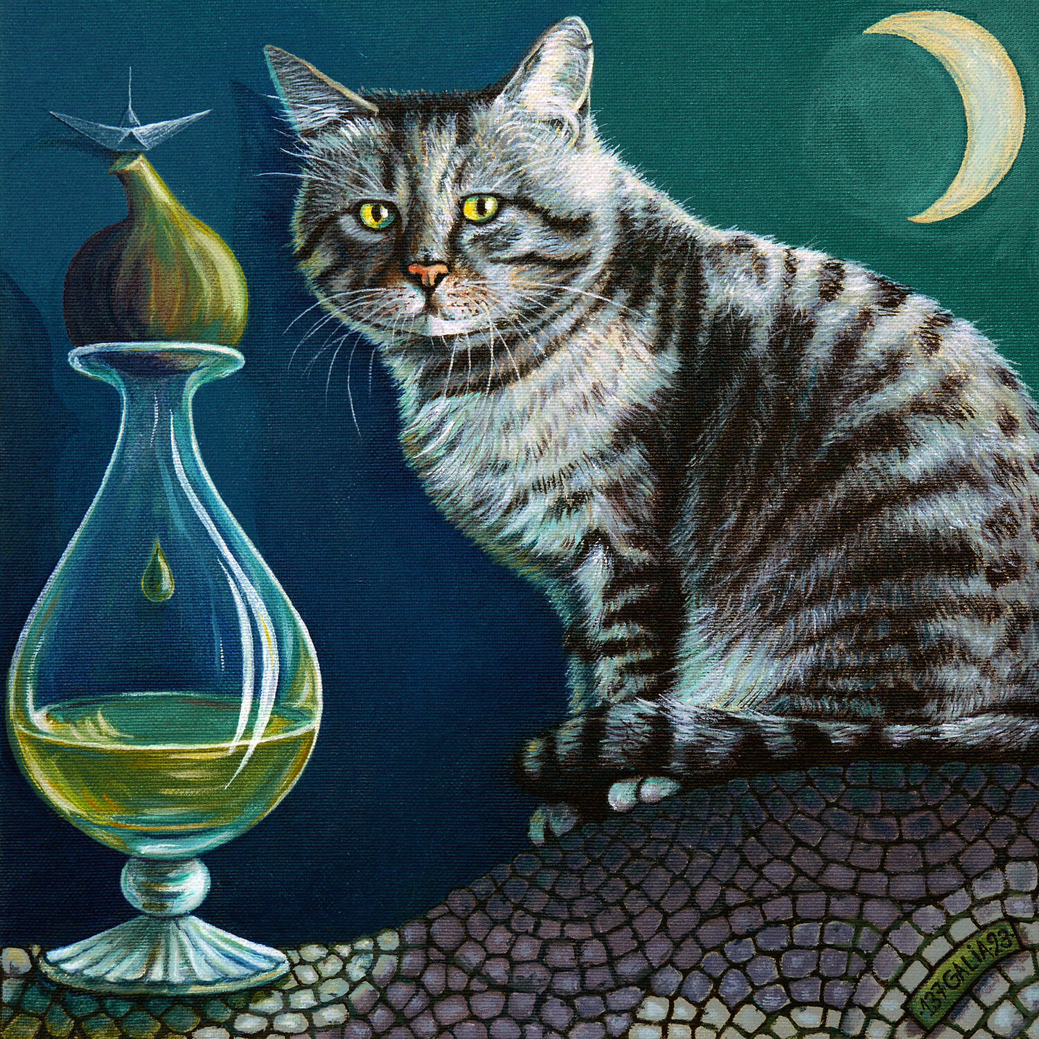 Elixir 2 by Galia Chuntova (2023) : Painting Oil on Canvas - Singulart