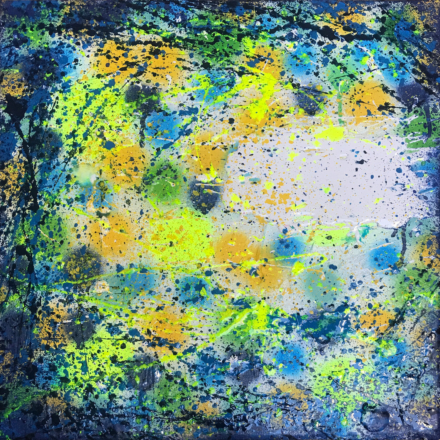 Lemonade by Gaelle Wagner (2022) : Painting Acrylic, Graffiti on Canvas ...