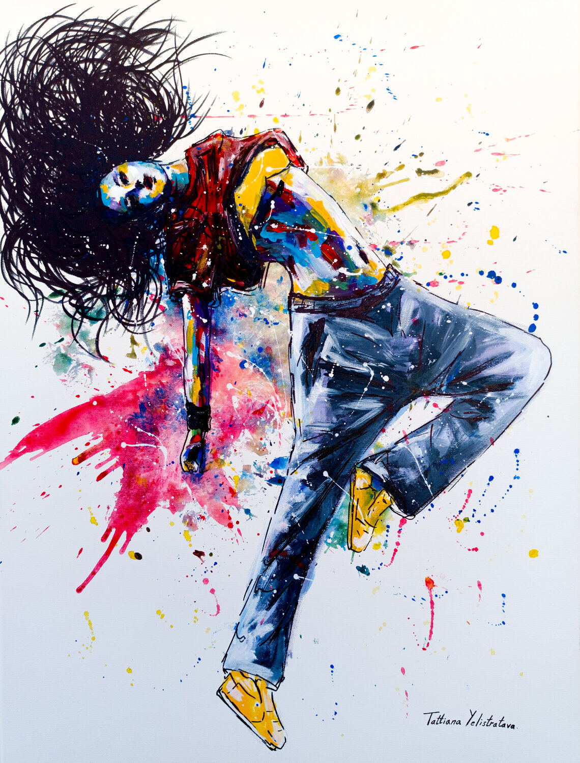 Hip Hop Dance Paintings