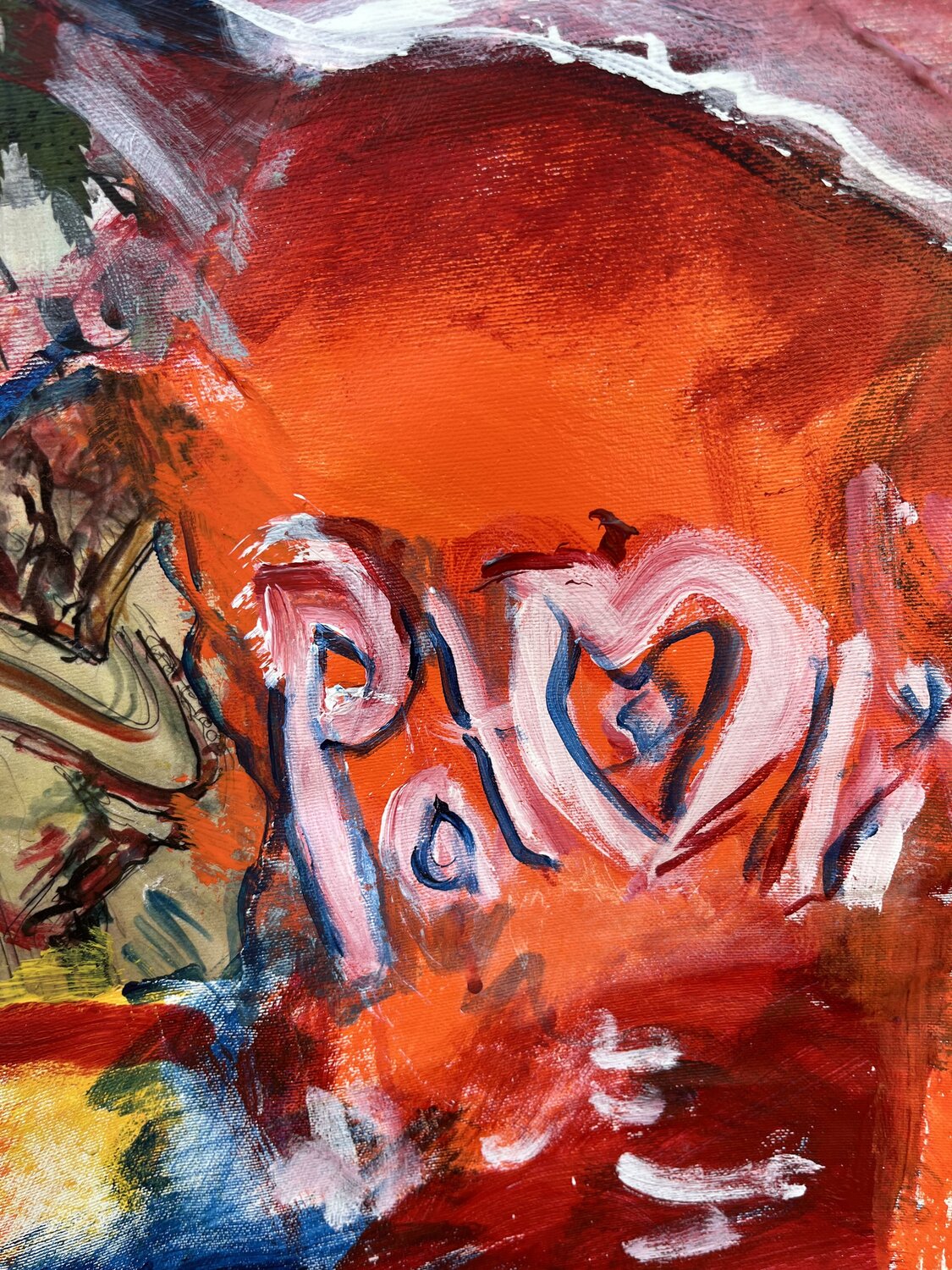 JE NE SUIS PAS UNE IA by PatMoli (2024) : Painting Acrylic, Collage on ...