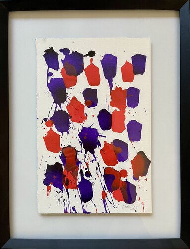 Ritmo by Maria de Lourdes (2022) : Work on Paper Acrylic, Cotton on ...