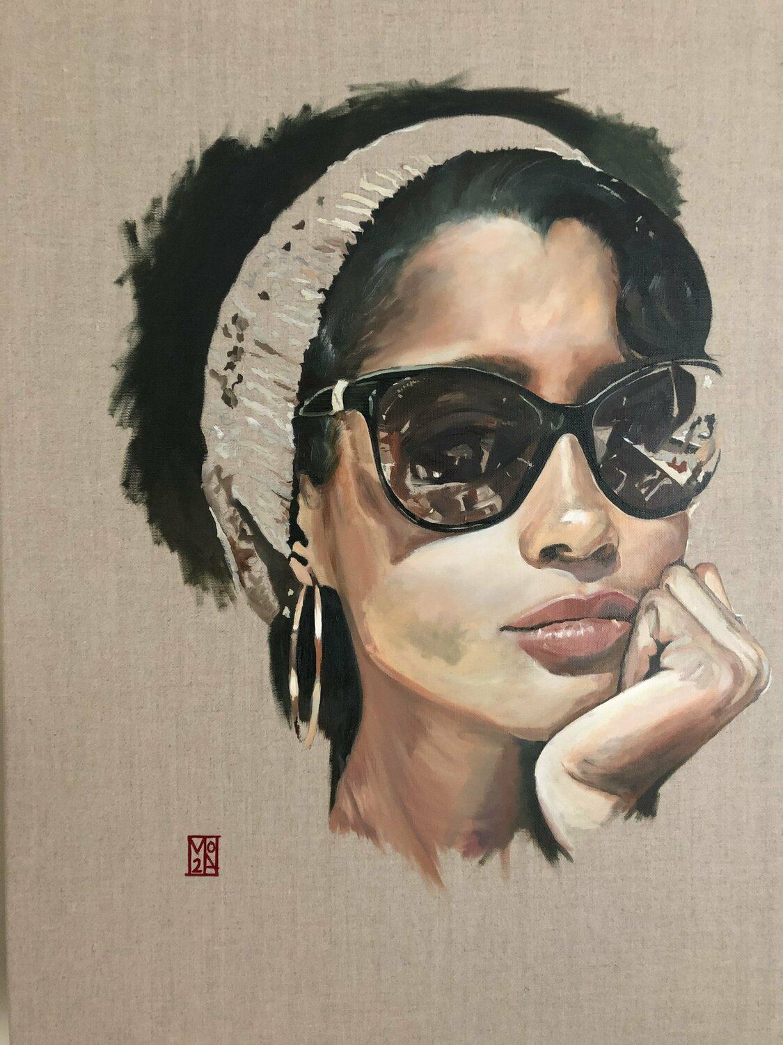 Perception von Martin Allen (2020): Malerei Öl auf Leinen - Singulart