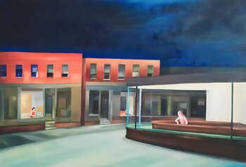 Edward Hopper Nighthawks Simpsons