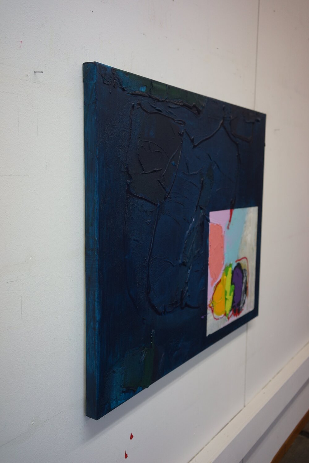 ROTE LINIEN, 2015 di Friedhelm Wolfrat (2015): Pittura a Acrilico ...