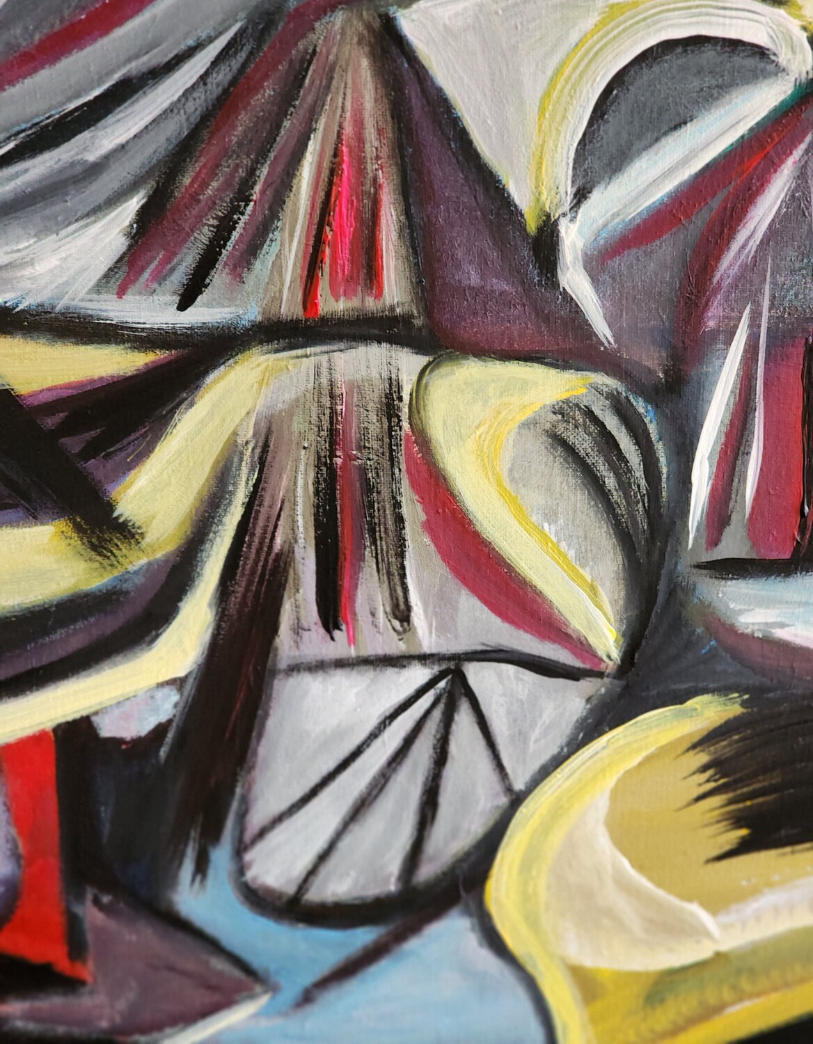 Nighttime Beach Scene by Doc Heiens (2023) : Painting Acrylic on Canvas ...