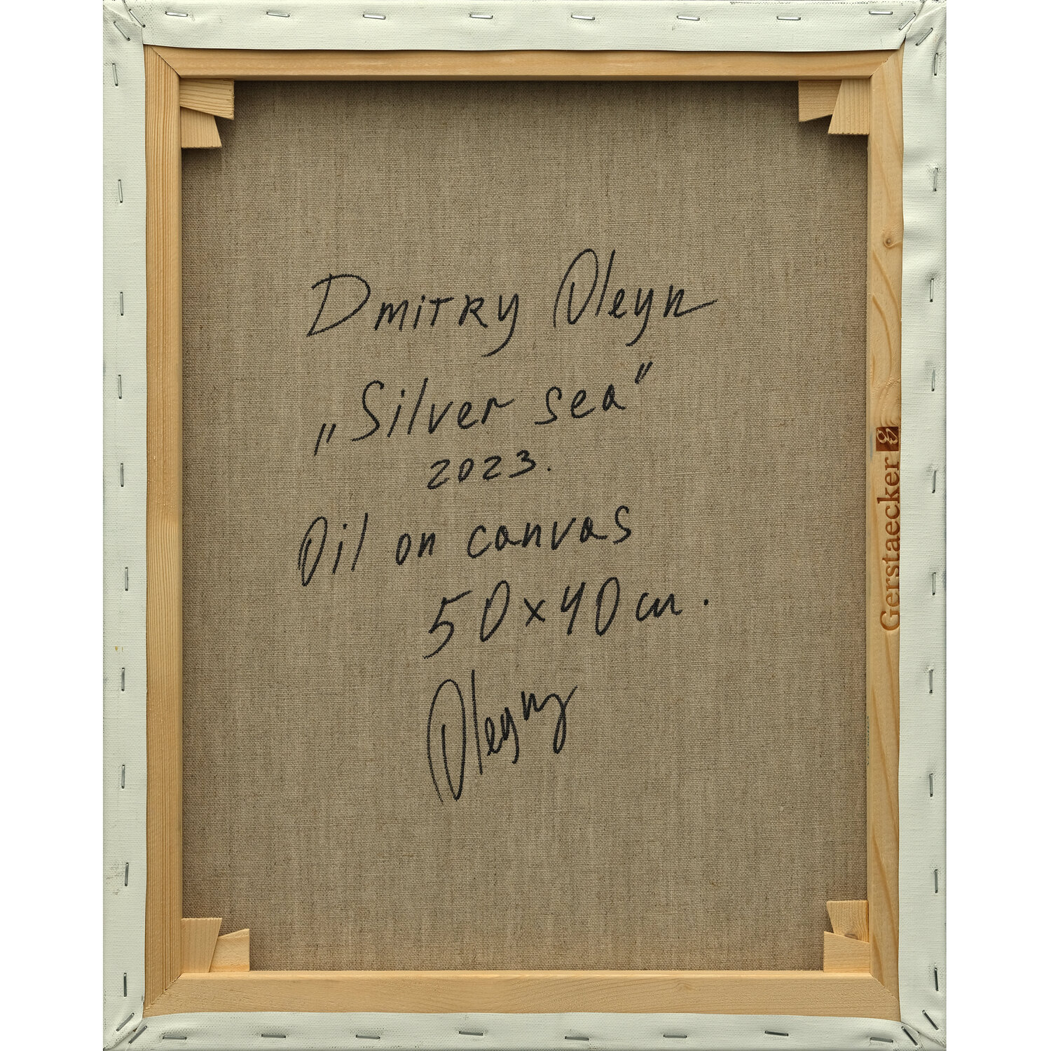 Silver sea by Dmitry Oleyn (2023) : Painting Oil on Canvas - Singulart