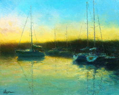 Sunrise de Dmitry Oleyn (2021): Pintura Óleo en Lienzo - Singulart