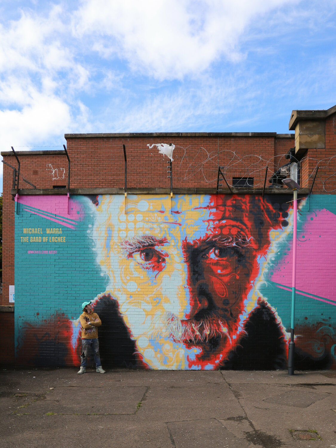 Michael Marra Mural de Michael Corr (2021): Pintura Pintura en spray en ...