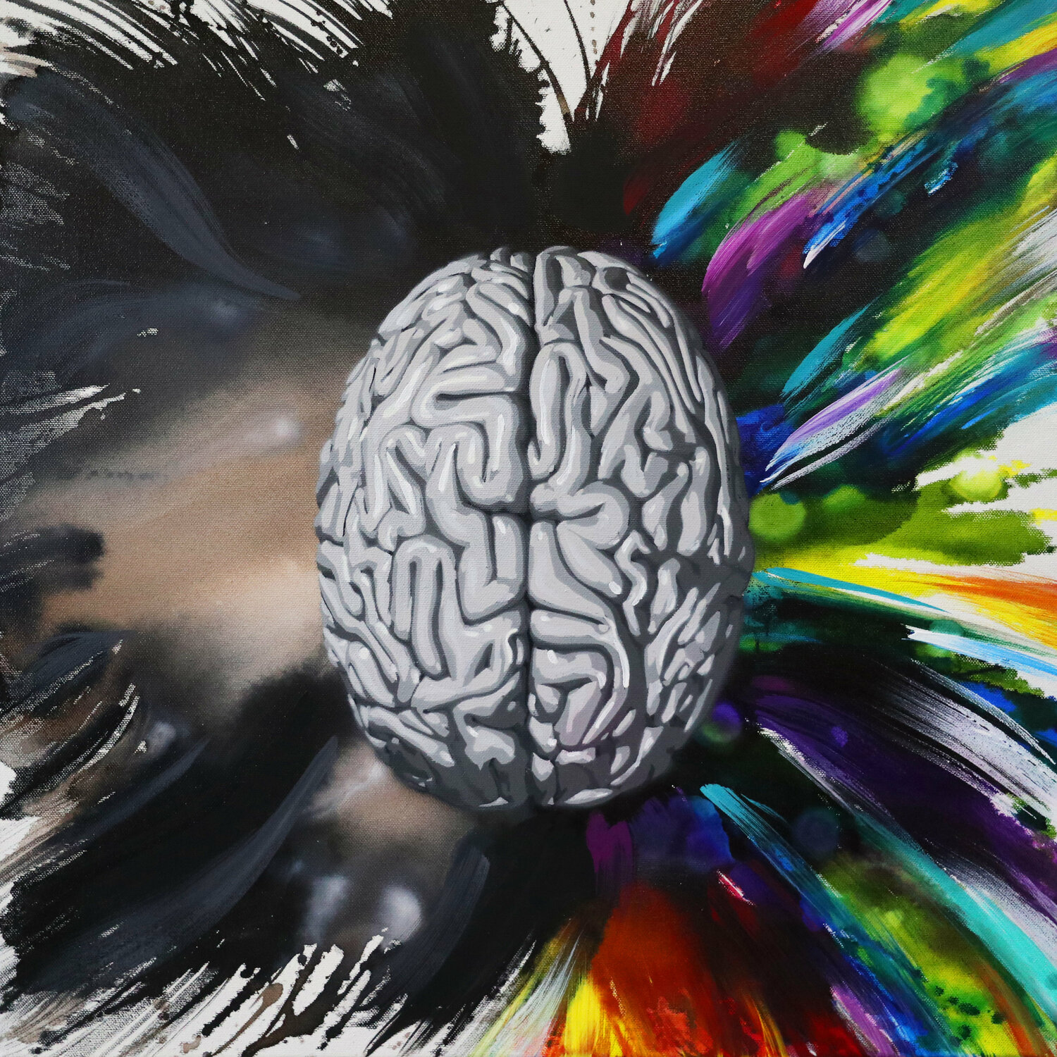 Brain Art Painting