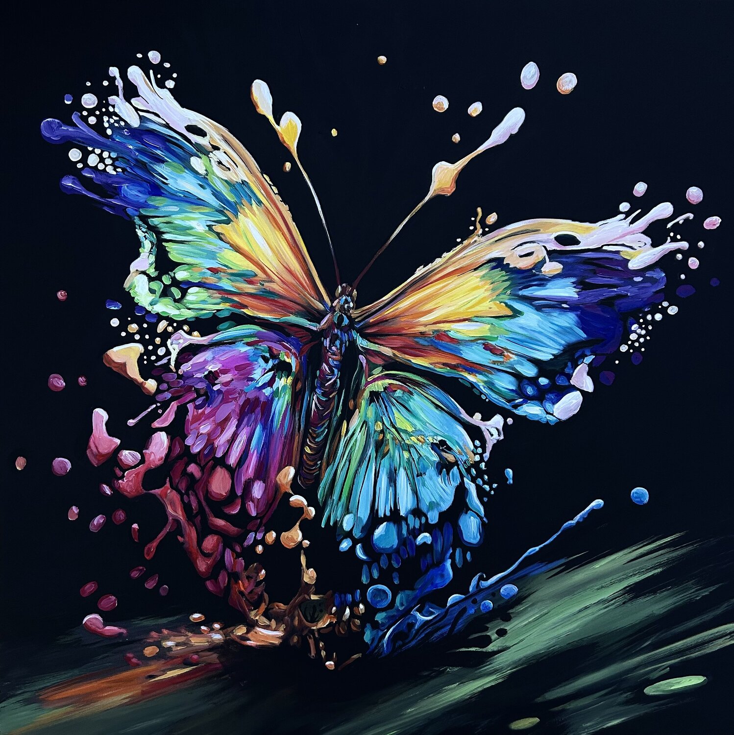 Butterfly Metamorphosis Art