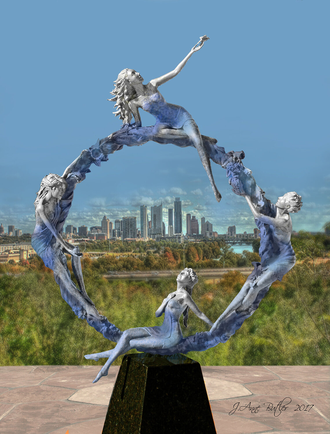 The Seasons - Bronze Figurative Sculpture by J. Anne Butler (2023 ...