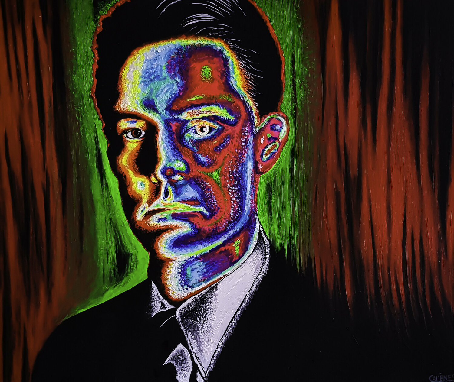 Agent Dale Cooper by Geoffrey Callènes (2020) : Painting Acrylic on ...