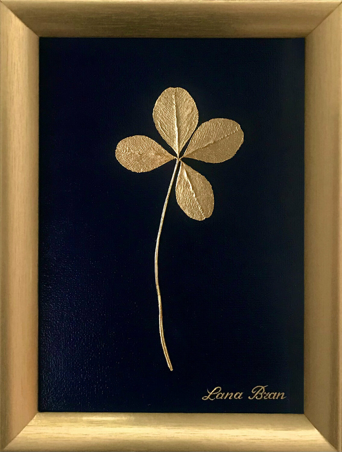Clover. Gold. Four-leaf clover. Golden clover by Lana Bran (2022 ...