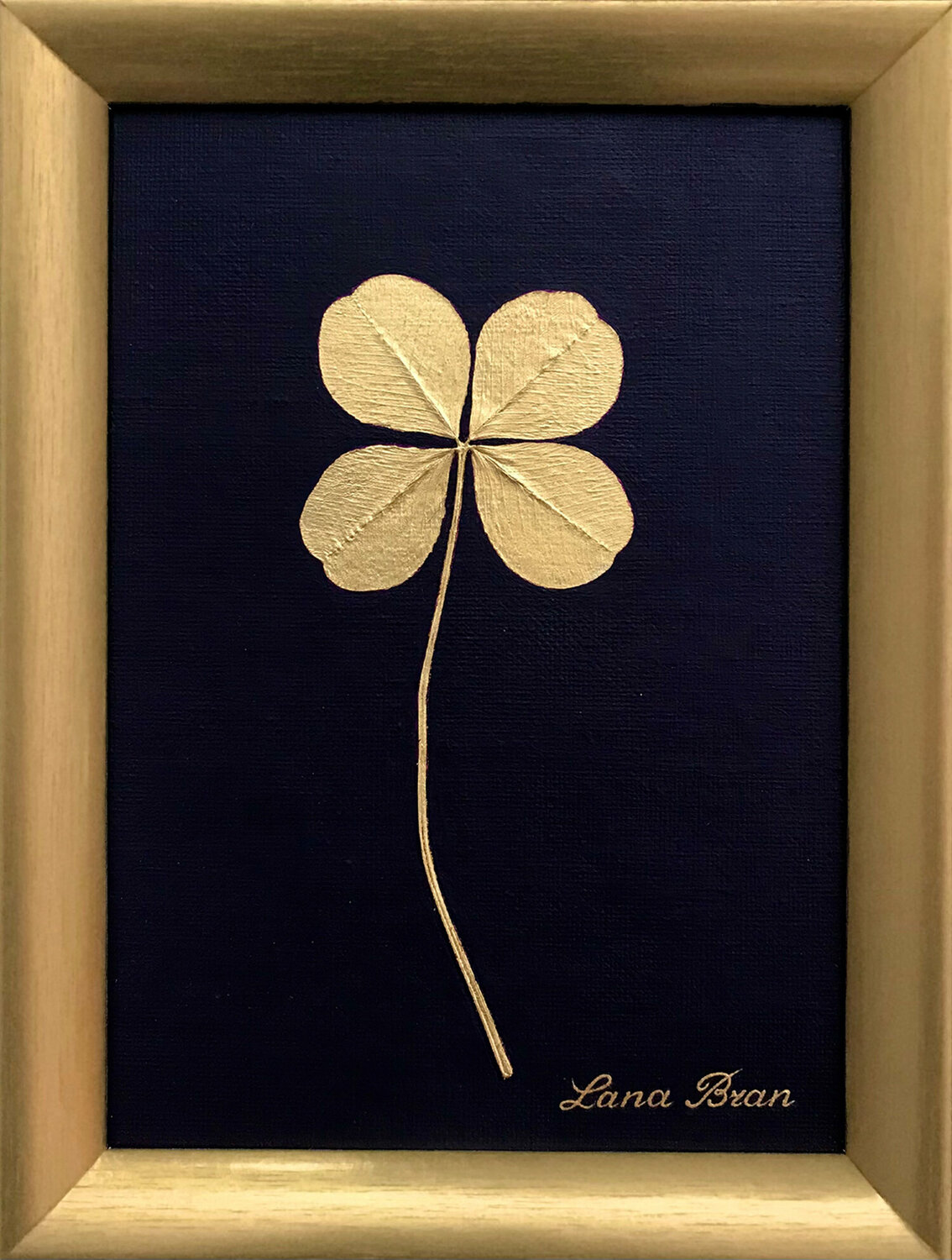 Clover. Gold. Four-leaf clover. Golden clover by Lana Bran (2022 ...