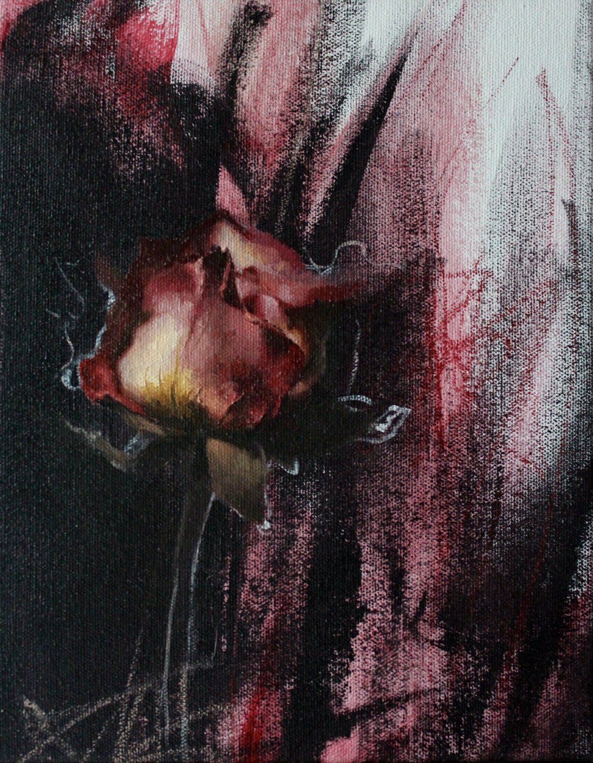 The rose of Balzac's age by Khrystyna Bodnaruk (2022) : Painting Oil ...