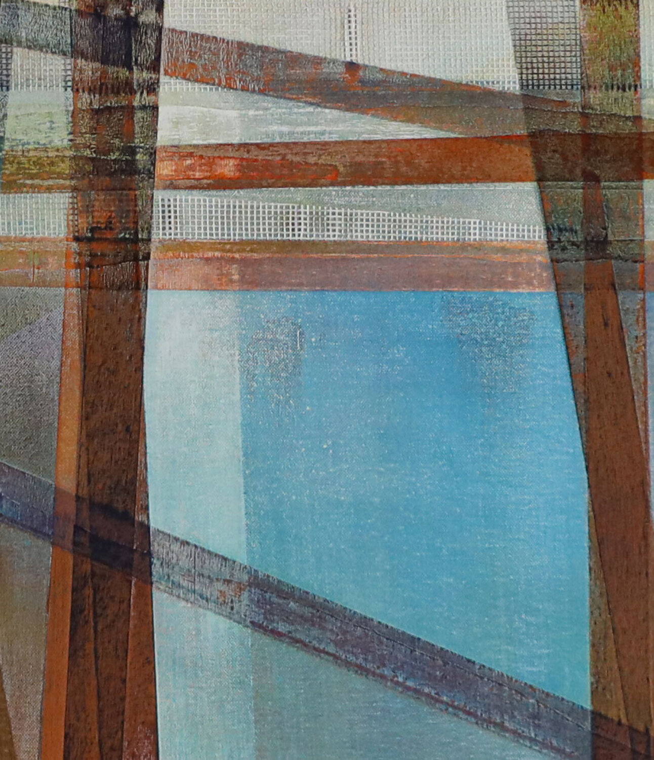 Der Himmel ist die Grenze II von Peter Knauer (2015): Malerei Acryl ...