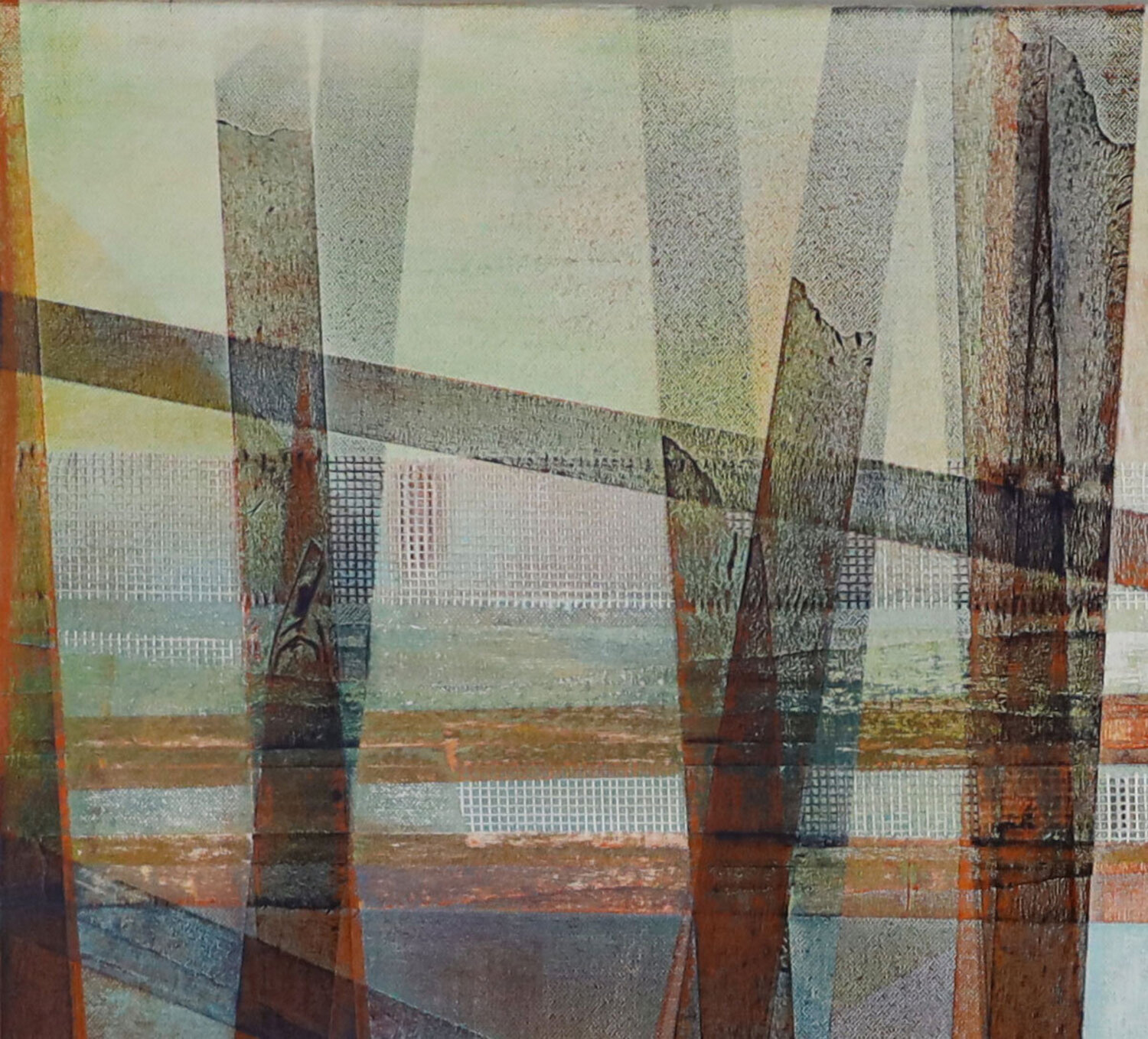 Der Himmel ist die Grenze II von Peter Knauer (2015): Malerei Acryl ...