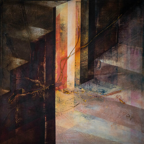 Das Flüstern verlassener Orte I by Peter Knauer (2020) : Painting ...