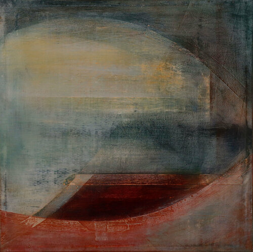 Das Flüstern verlassener Orte I by Peter Knauer (2020) : Painting ...