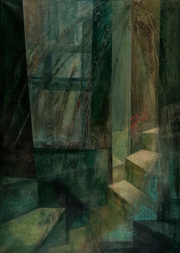 Das Flüstern verlassener Orte I by Peter Knauer (2020) : Painting ...